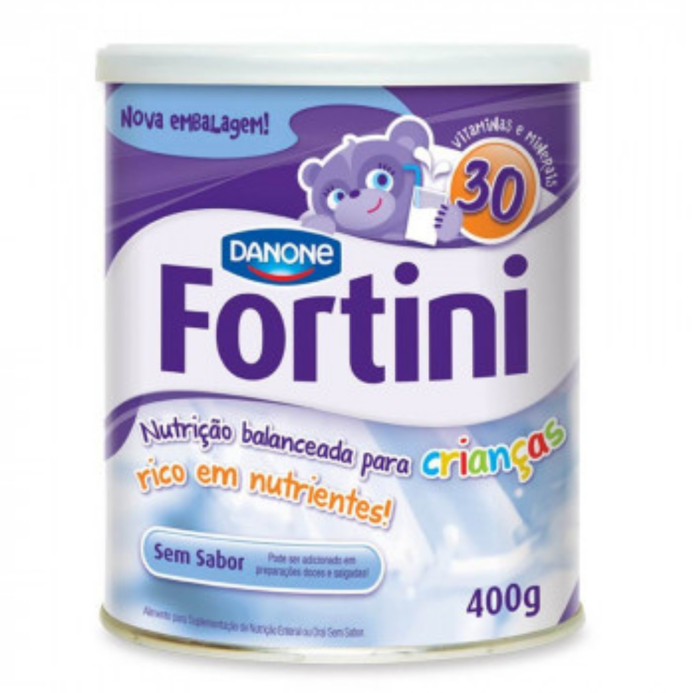 Fortini é um suplemento nutricional para crianças de 3 a 10 anos, rico